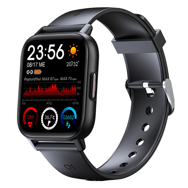 Fitwatch Smart Fitness Watch – 24 Sports Modes - Silicone Strap